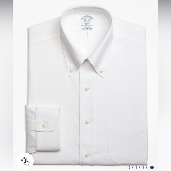 Brooks Brothers | Shirts | Brooks Brothers White Non Iron Button Down ...